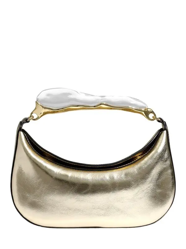 Alexis Bittar Water Stone Top Handle Bag - Soft Gold