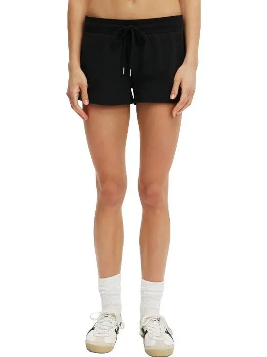Cotton:on Active Stretch Modal Fleece Mini Short - Black