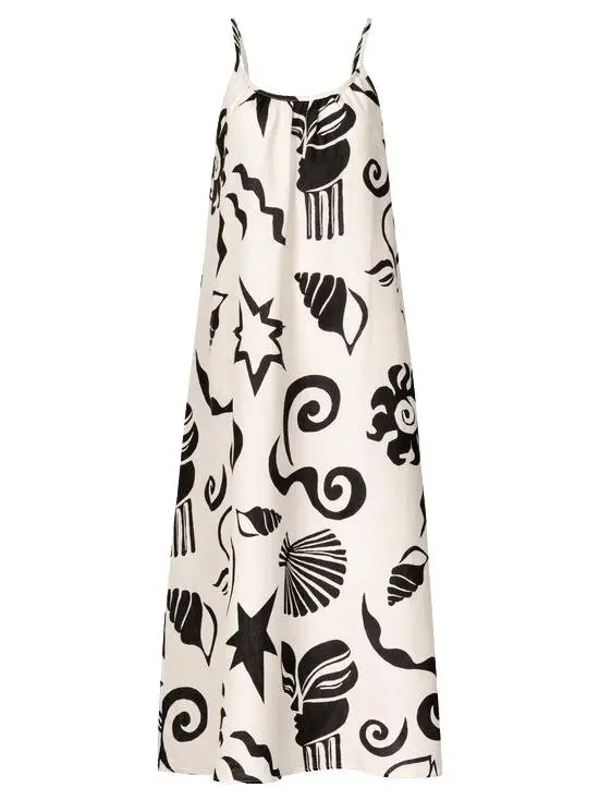 UNTITLED IN MOTION Ophelia Printed Maxi Dress - Thalassa