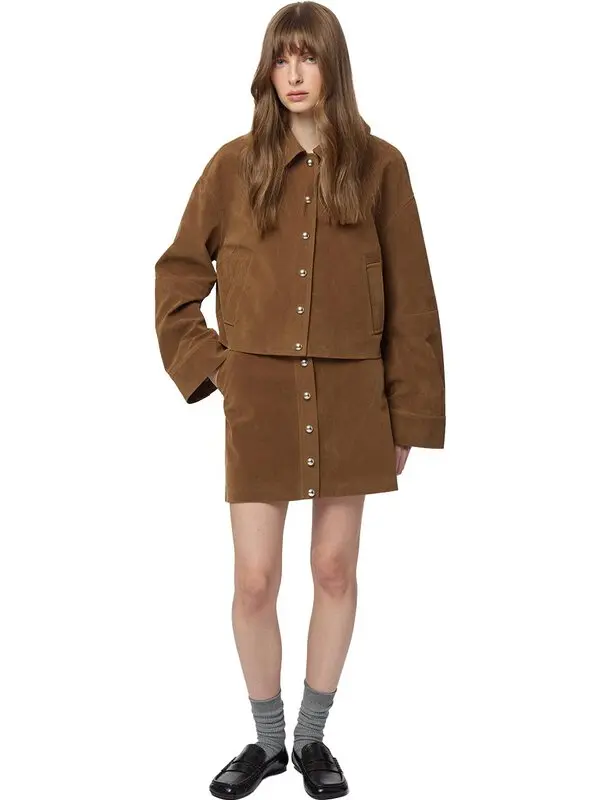 Apparis Ella Jacket - Saddle Brown