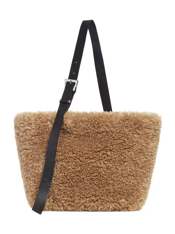 Apparis Esti Bouclette Tote - Camel