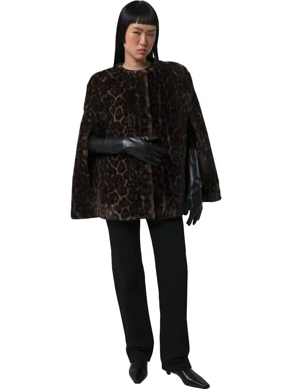 Apparis Sloane Leopard Cape - Dark Leopard