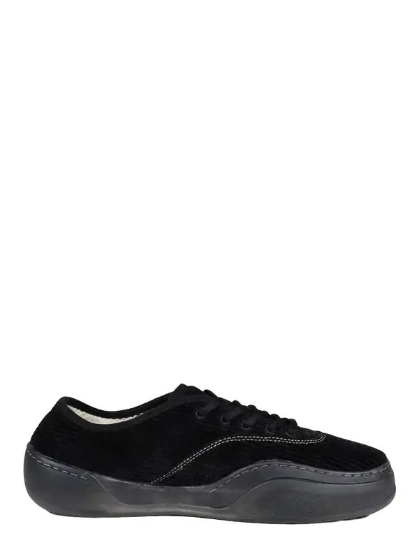 ERL Corduroy Coupe Lace-up Sneakers - Black