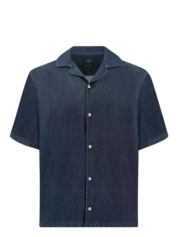 Paul & Shark Denim Button Shirt - Blue