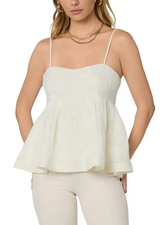 Astr The Label Zoe Babydoll Top - Cream