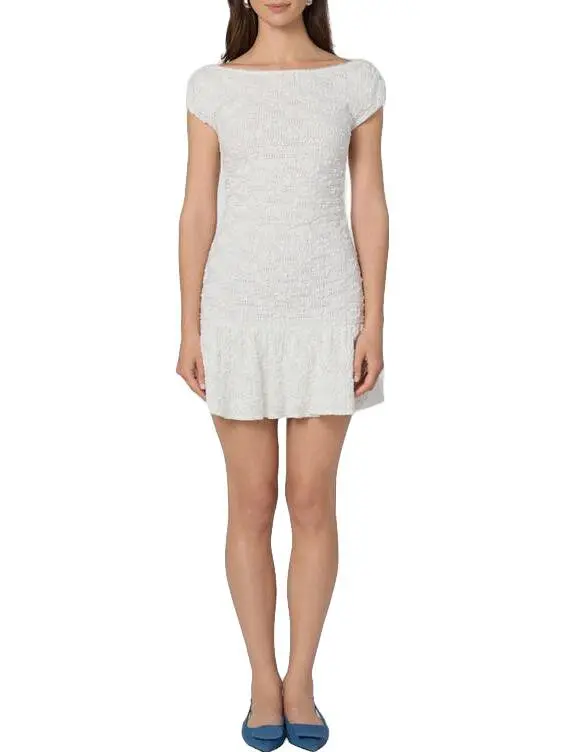 Astr The Label Jolene Lacy Minidress - White