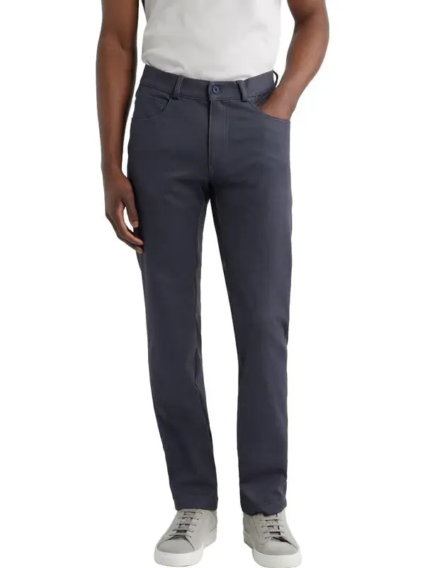 BRAX Chuck Hi Flex Fancy Modern Fit Five-pocket Pants - Navy