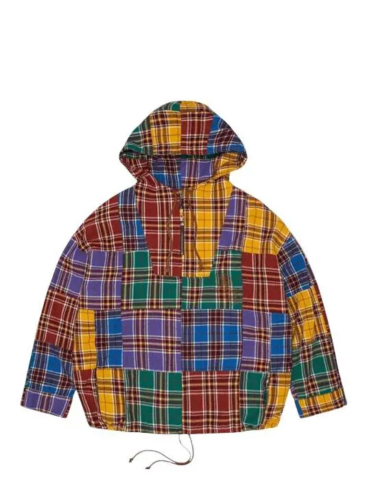 DENIM TEARS Mvp Plaid Patchwork Pullover - Multicolor