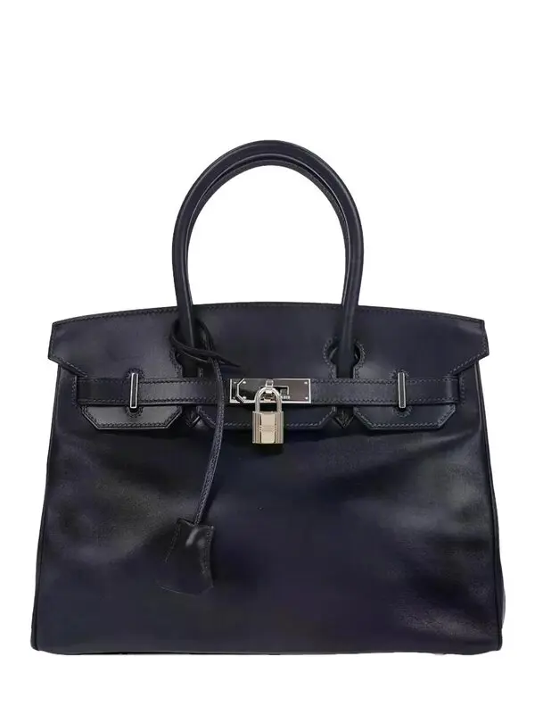 Hermès 2003 30 Birkin Tote Bag - Blue