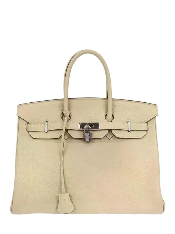 Hermès 2007 35 Birkin Togo Leather Handbag - Neutrals