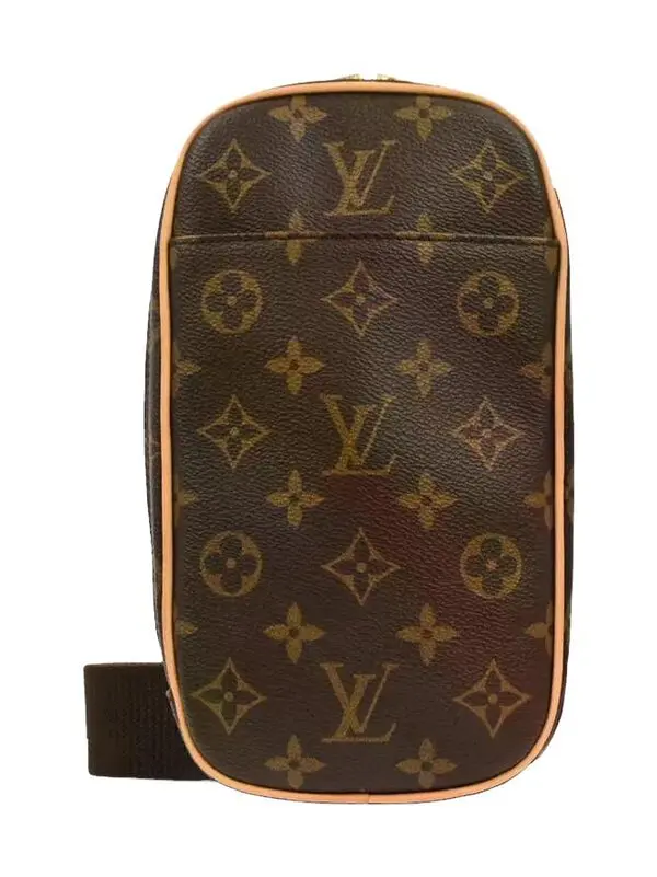 LOUIS VUITTON 2005 Pochette Gange Monogram Backpack - Brown