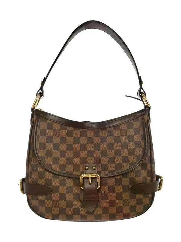 LOUIS VUITTON 2006 Highbury Damier Shoulder Bag - Brown