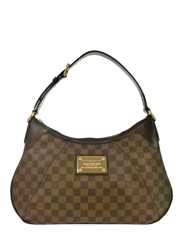 LOUIS VUITTON 2008 Gm Thames Damier Shoulder Bag - Brown