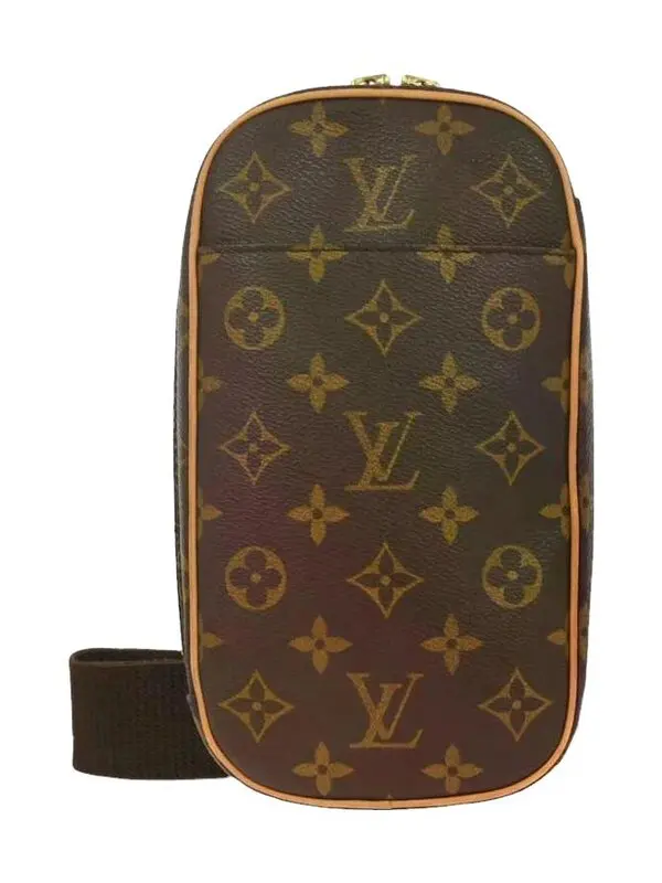 LOUIS VUITTON 2003 Monogram Bum Bag - Brown