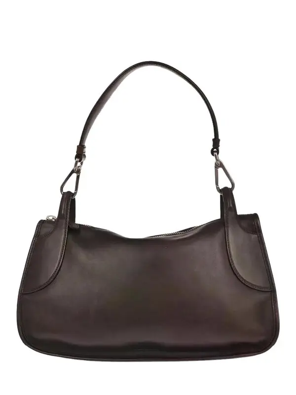 Prada 1990-2000s Leather Handbag - Brown