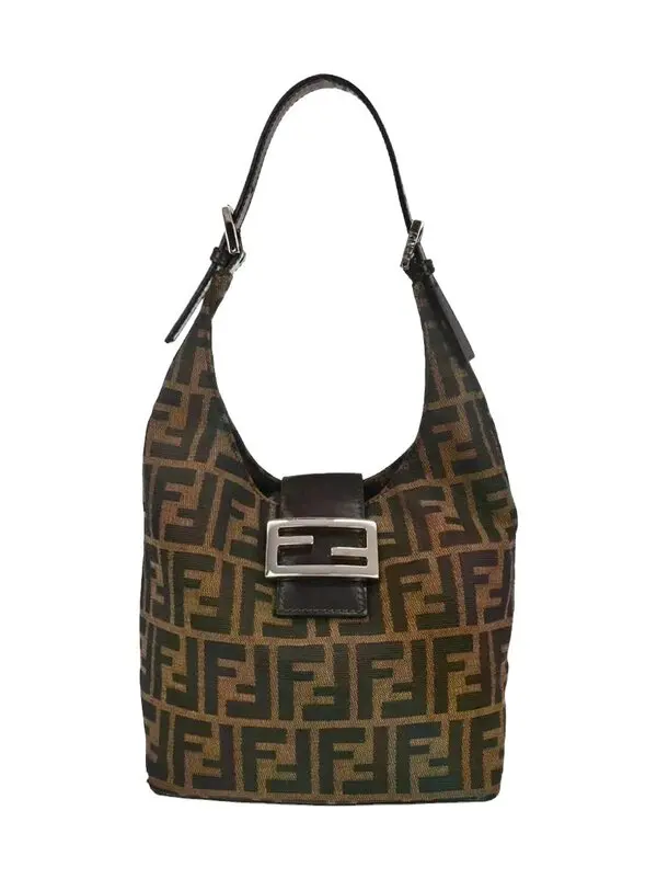 Fendi 2000 Zucca Leather Handbag - Neutrals