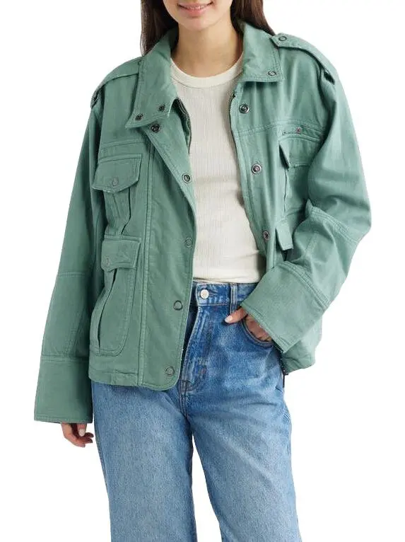 Free People Kali Utility Jacket - Forest Run