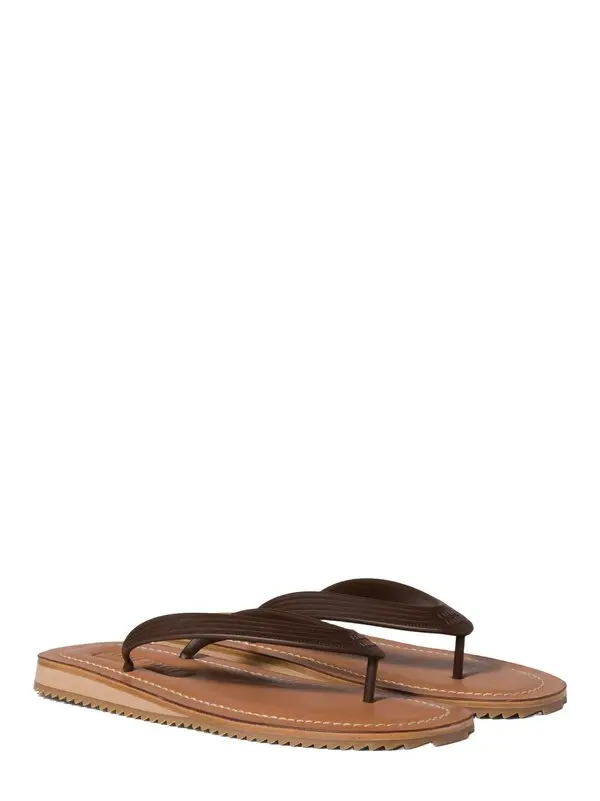 Miu Miu Thong Sandals - Dark Brown