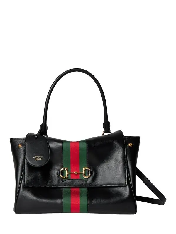 Gucci Paparazzo Medium Top Handle Bag - Black
