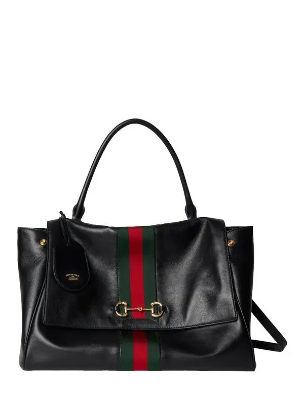 Gucci Paparazzo Large Top Handle Bag - Black