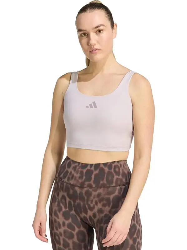 Adidas Power Light Support Bra Tank - Ice Purple