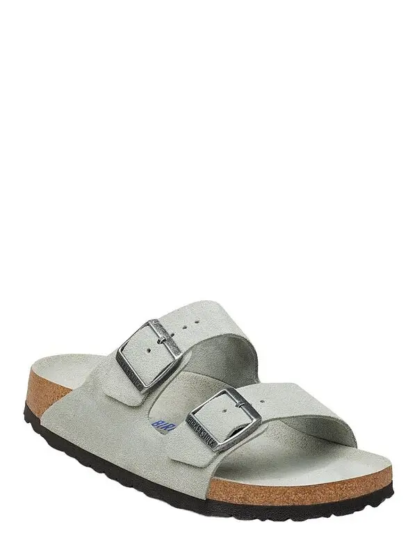 BIRKENSTOCK Arizona Slide Sandals - Pure Sage