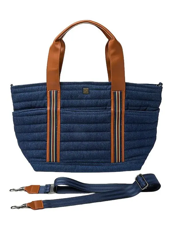 THINK ROYLN Journey Maxi Denim Tote - Dark Denim