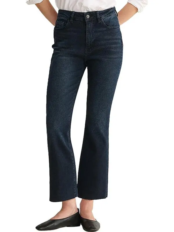 Warp + Weft Nao High-rise Bootcut Jeans - River Run