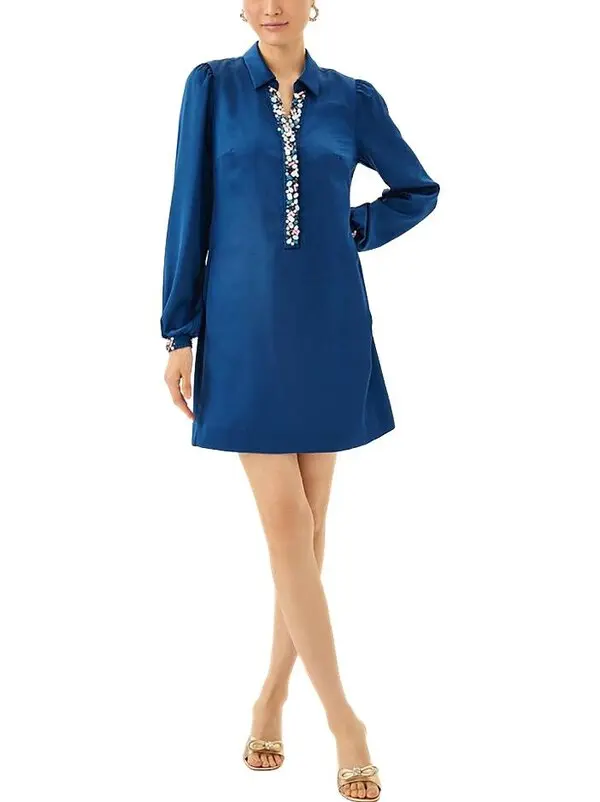 Lilly Pulitzer® Harmonee Shift Dress - Starlight Navy
