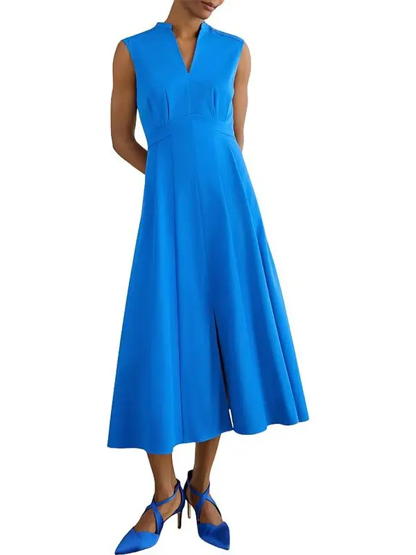 HOBBS LONDON Erin Cinched Waist Dress - Azure Blue