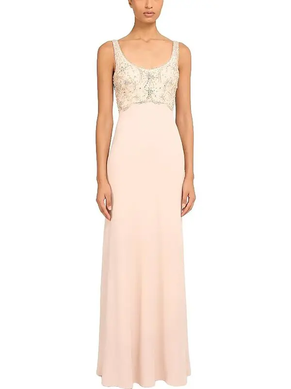 Jenny Packham Reverie Embellished Maxi Dress - Morganite