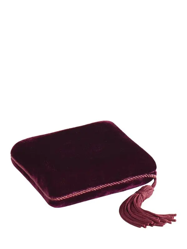 Sophie Bille Brahe Tasseled Jewelry Box - Burgundy