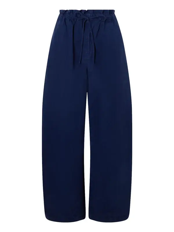 Polo Ralph Lauren Cotton Wide-leg Pants - Blue