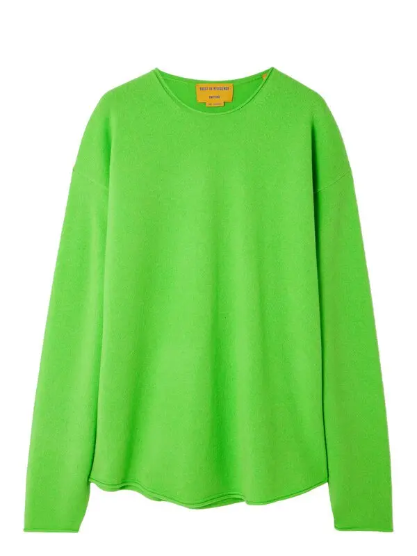 Guest In Residence Oversized Cashmere Sweater - Green