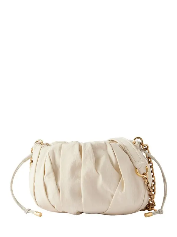 Chloé Pleated Shell Shoulder Bag - White