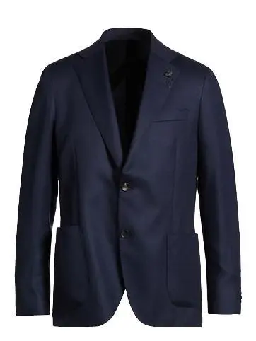 LARDINI Blazer Size Cashmere, Wool, Silk - Blue