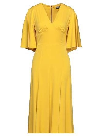 Dolce & Gabbana Midi Flared Dress - Marigold
