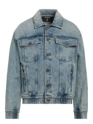 Balmain Denim Trucker Jacket - Blue