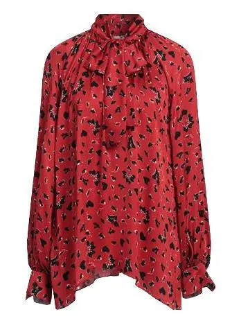 PT TORINO Floral-print Viscose Top - Red