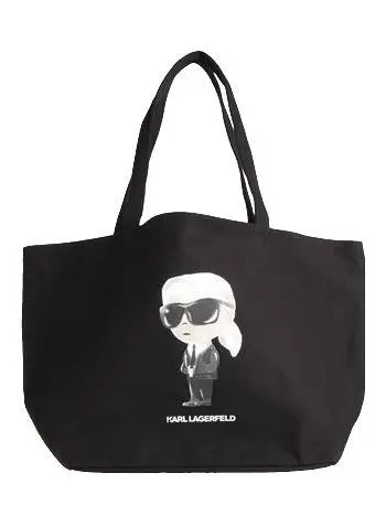 Karl Lagerfeld Ikon Aquarelle Shopper - Black