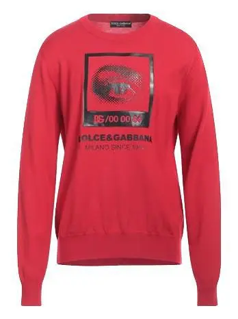 Dolce & Gabbana Sweater Virgin Wool Blend - Red