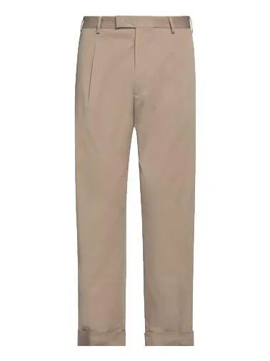 LOW BRAND Tapered Leg Tailored Pants - Beige