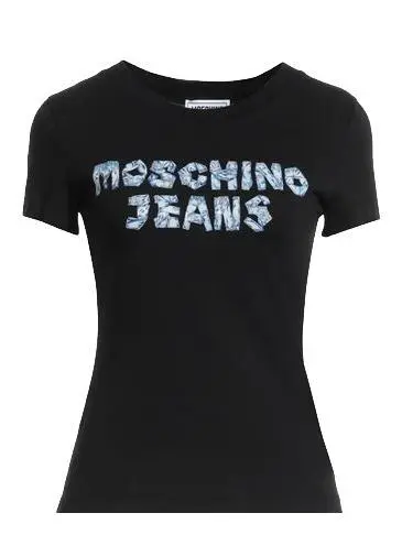 Moschino Printed Cotton T-shirt - Black
