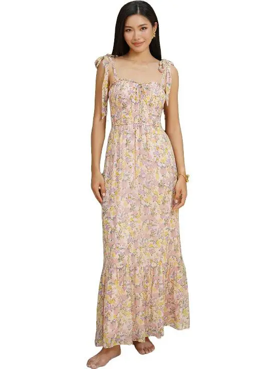 Yumi Kim Neva Maxi Dress - Floral / Pink