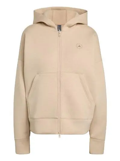 Adidas By Stella McCartney Logo Zip Hoodie - Neutral