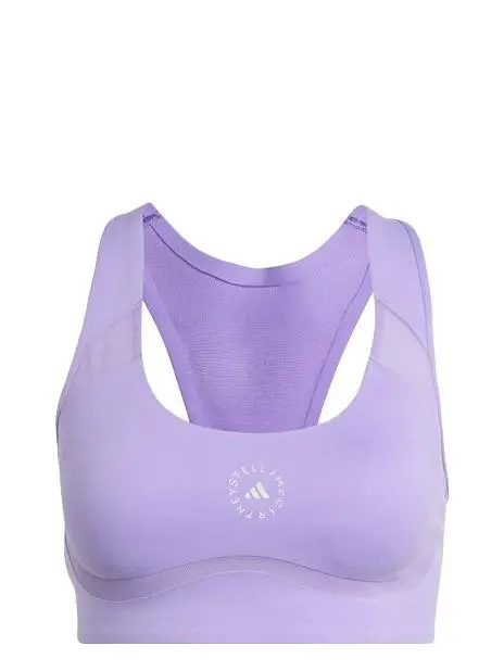 Adidas By Stella McCartney Truepurpose Power Impact Training Bra - Purple