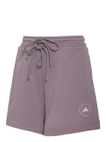 Adidas By Stella McCartney Logo Drawstring Shorts - Purple