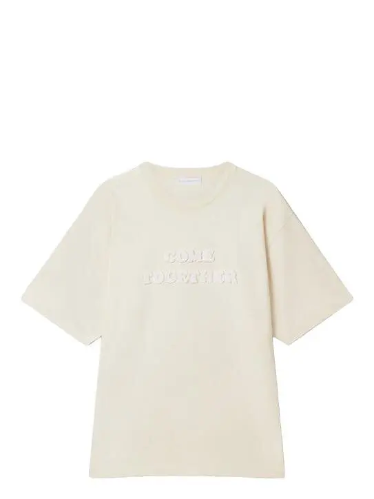 Stella McCartney Slogan T-shirt - White