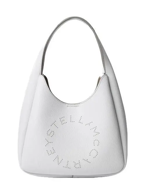Stella McCartney Logo Small Hobo Bag - Grey