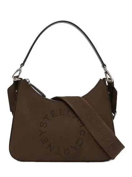 Stella McCartney Logo Crossbody Shoulder Bag - Natural
